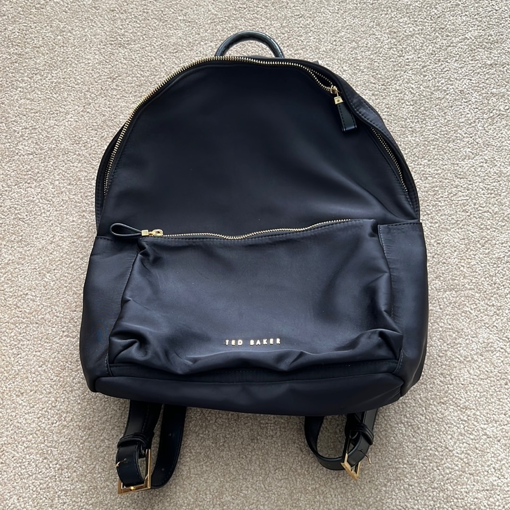 Ted Baker Backpack With Gold Details - Gem